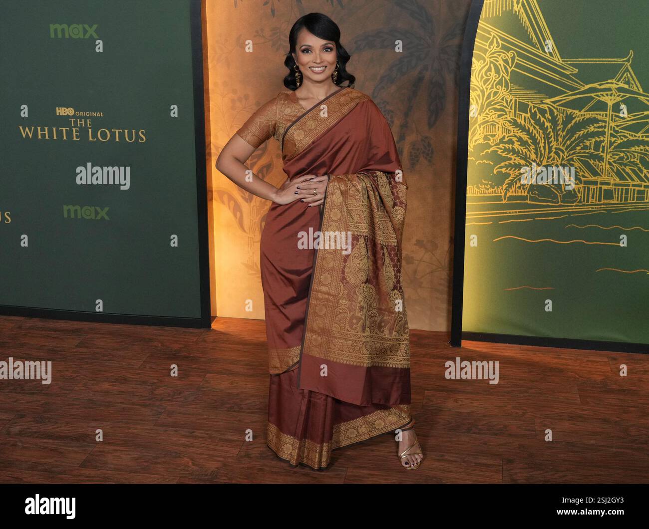 Los Angeles, USA. 10th Feb, 2025. Shalini Peiris arrives at the HBO ...