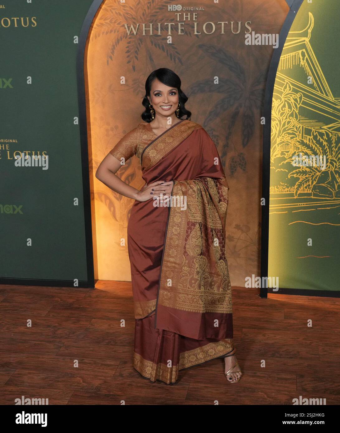 Los Angeles, USA. 10th Feb, 2025. Shalini Peiris arrives at the HBO ...