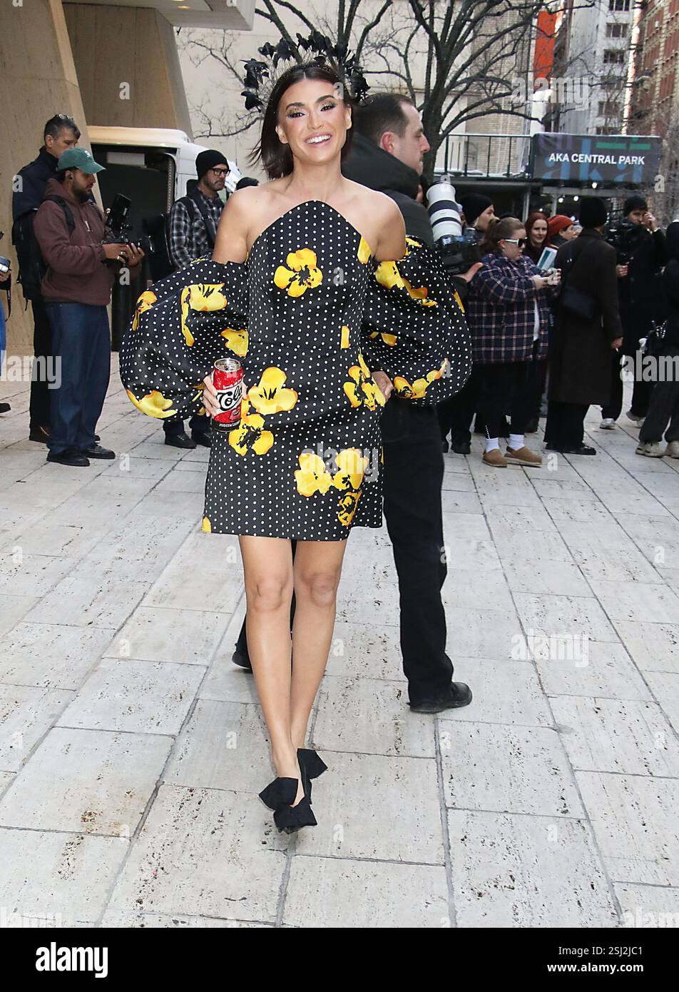 New York, NY, USA. 10th Feb, 2025. Bronwyn Newport seen arriving at the ...