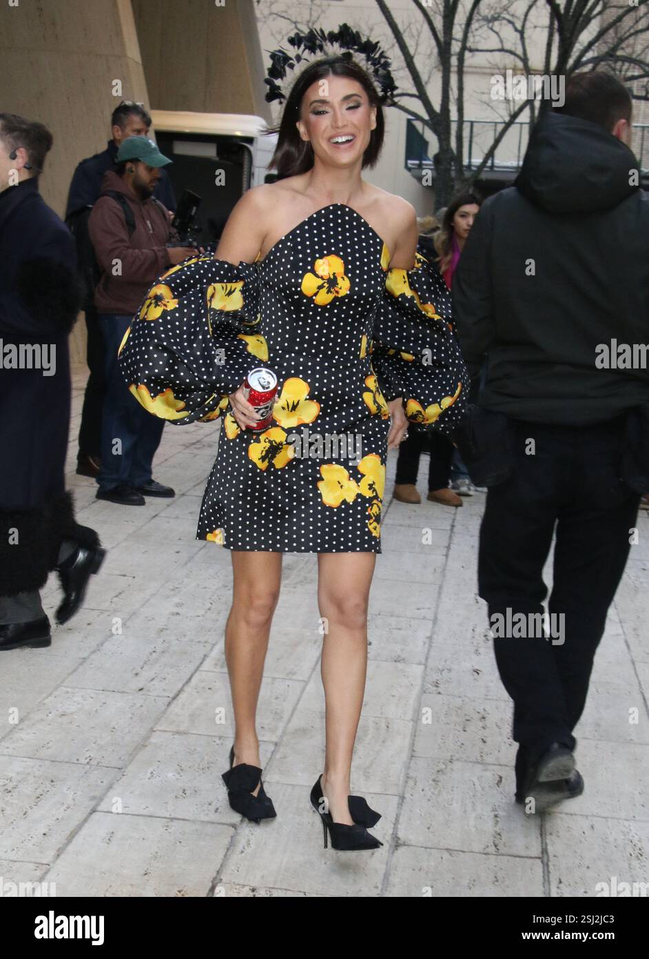 New York, NY, USA. 10th Feb, 2025. Bronwyn Newport seen arriving at the ...