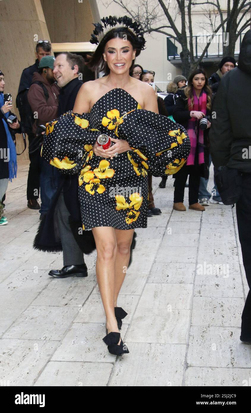 New York, NY, USA. 10th Feb, 2025. Bronwyn Newport seen arriving at the ...