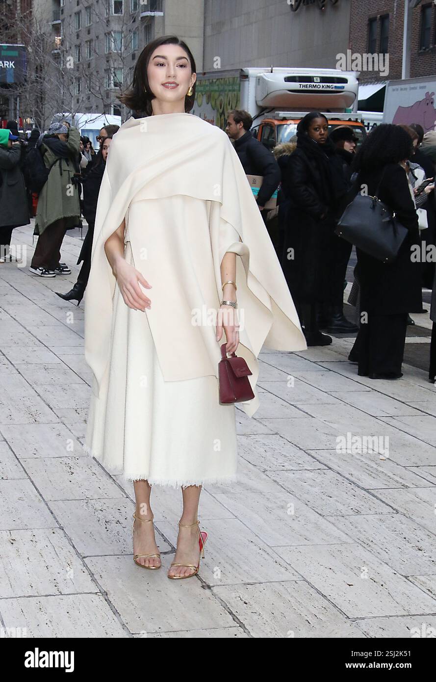 New York, NY, USA. 10th Feb, 2025. Kate Bartlett seen arriving at the ...