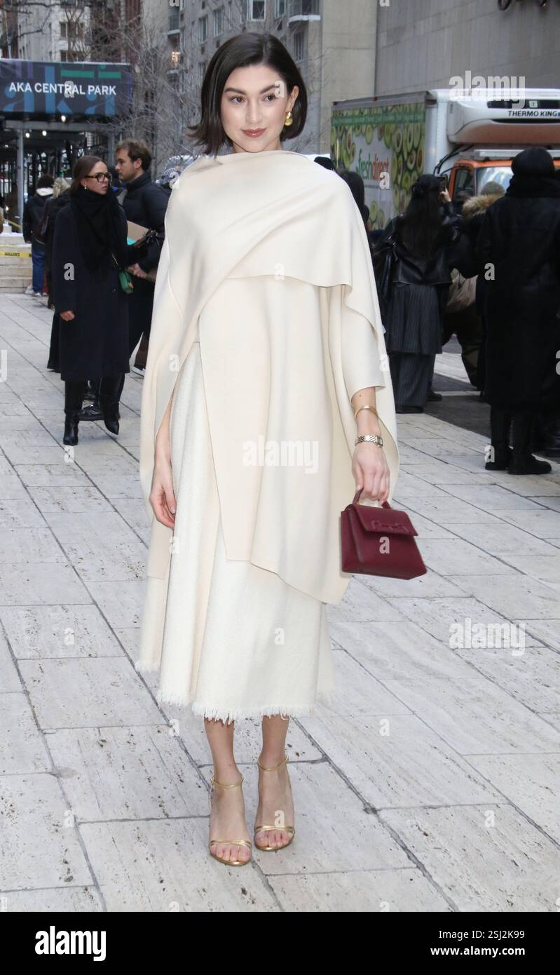 New York, NY, USA. 10th Feb, 2025. Kate Bartlett seen arriving at the ...