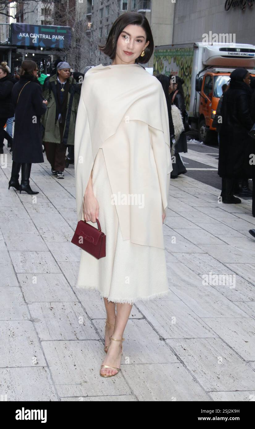 New York, NY, USA. 10th Feb, 2025. Kate Bartlett seen arriving at the ...