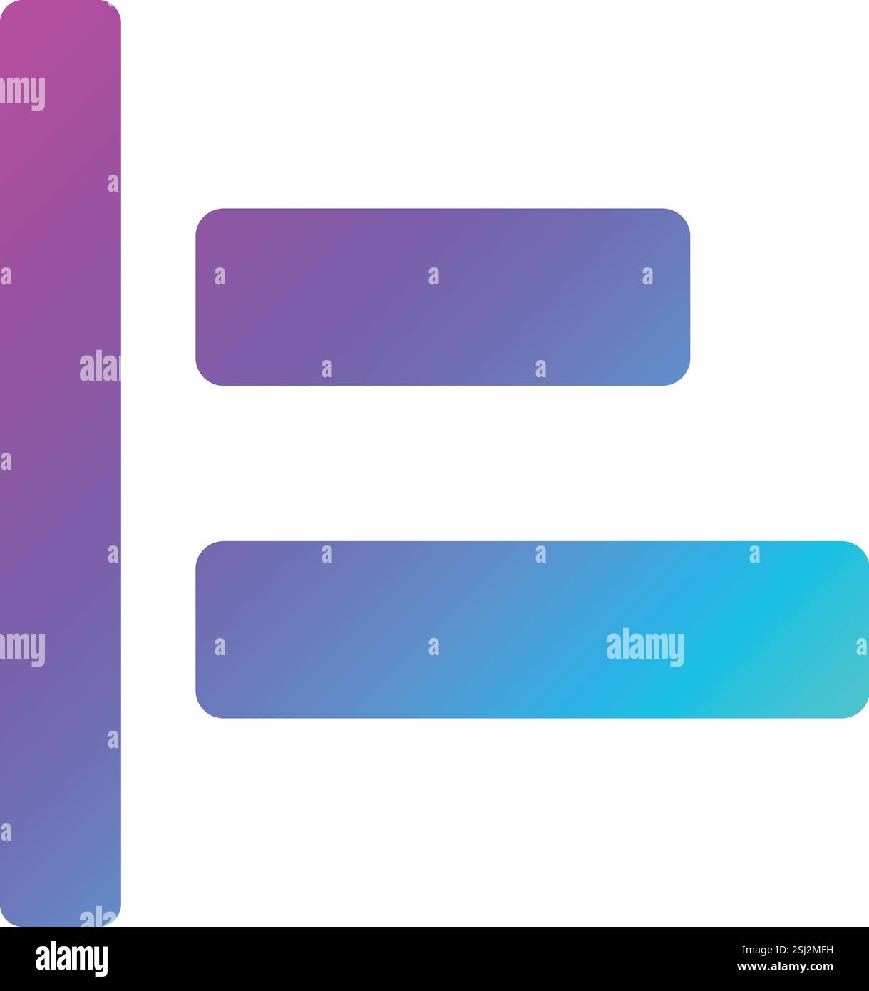 Left alignment Vector Icon Design Illustration Stock Vector Image & Art ...