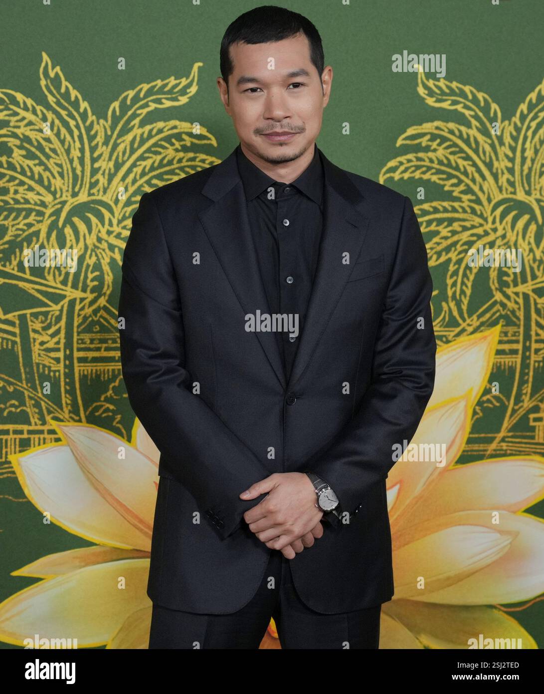 Los Angeles, USA. 10th Feb, 2025. Tayme Thapthimthong arrives at the ...