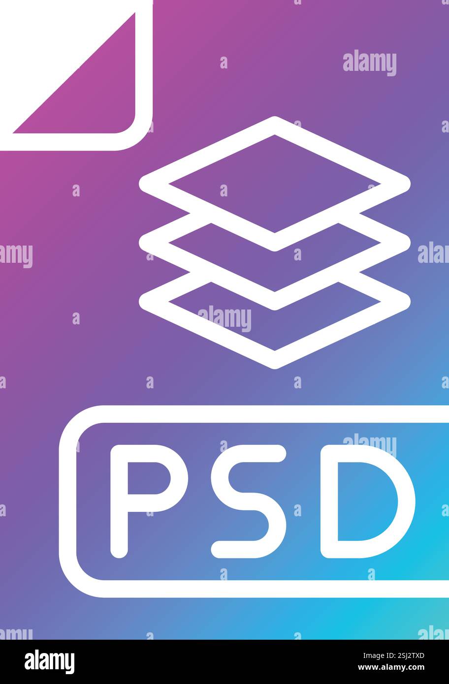 Psd file Vector Icon Design Illustration Stock Vector Image & Art - Alamy