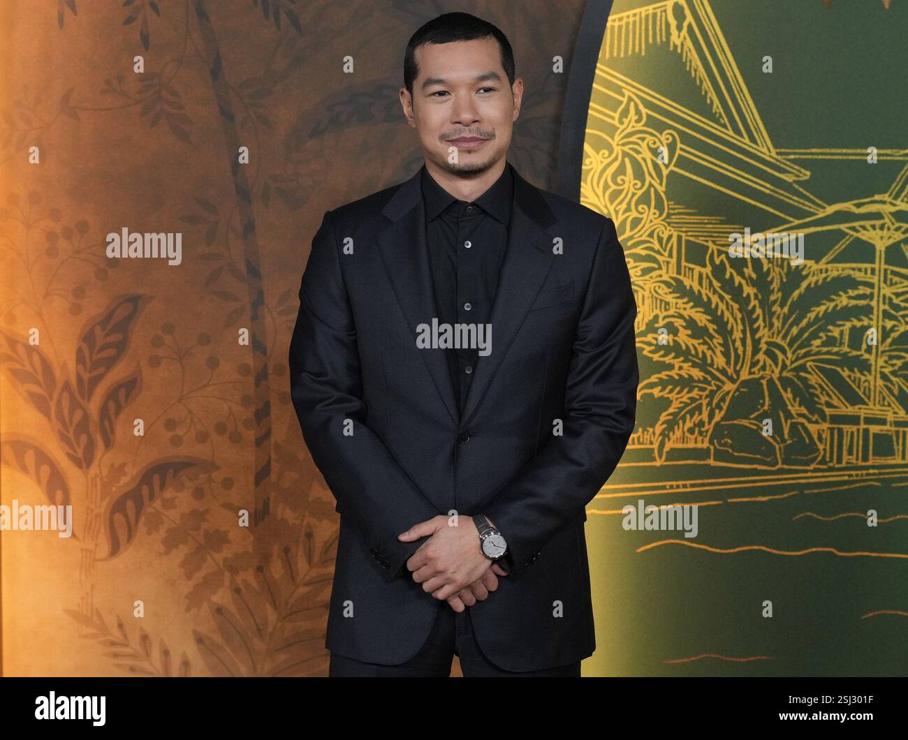 Los Angeles, USA. 10th Feb, 2025. Tayme Thapthimthong arrives at the ...