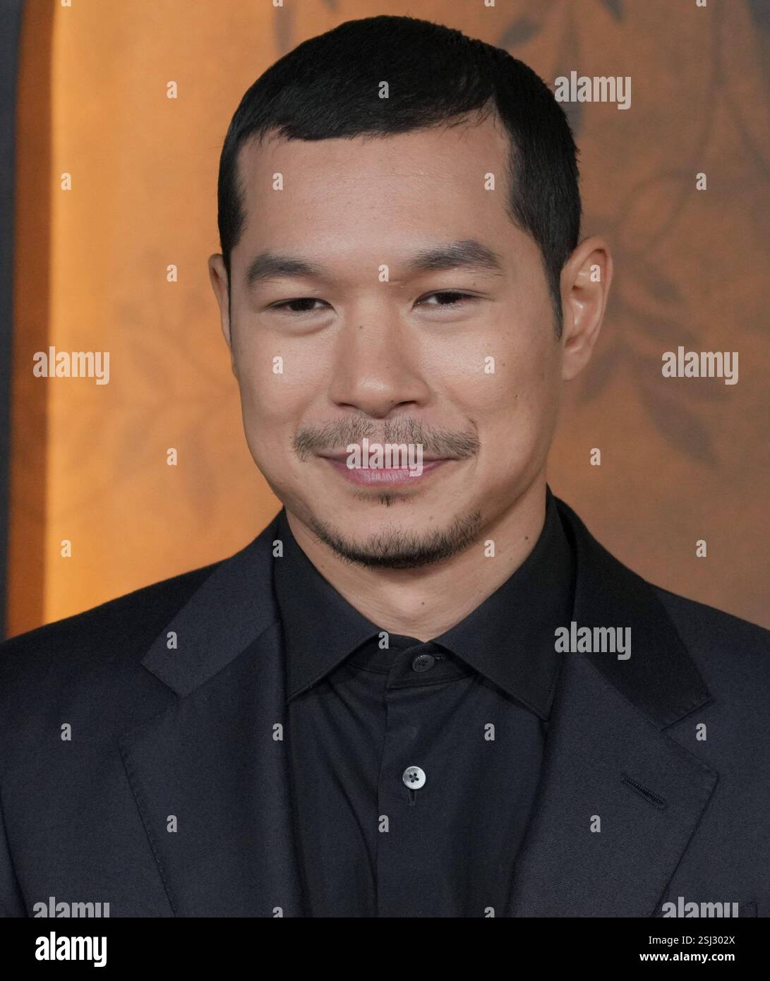 Los Angeles, USA. 10th Feb, 2025. Tayme Thapthimthong arrives at the ...