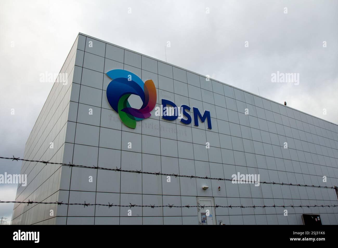 DSM logo, DSM is a Dutch multinational corporation active in the fields ...