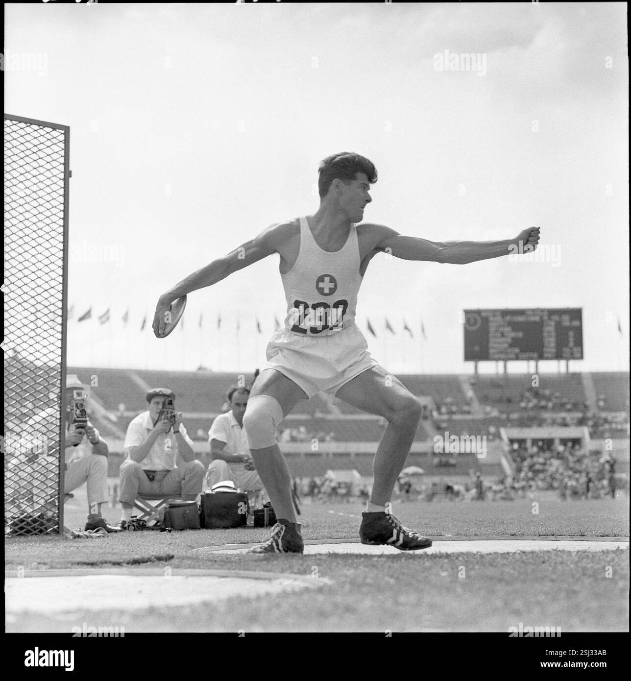 Olympische Spiele Rom 1960: Vogelsang beim Diskuswerfen#Olympic Games ...