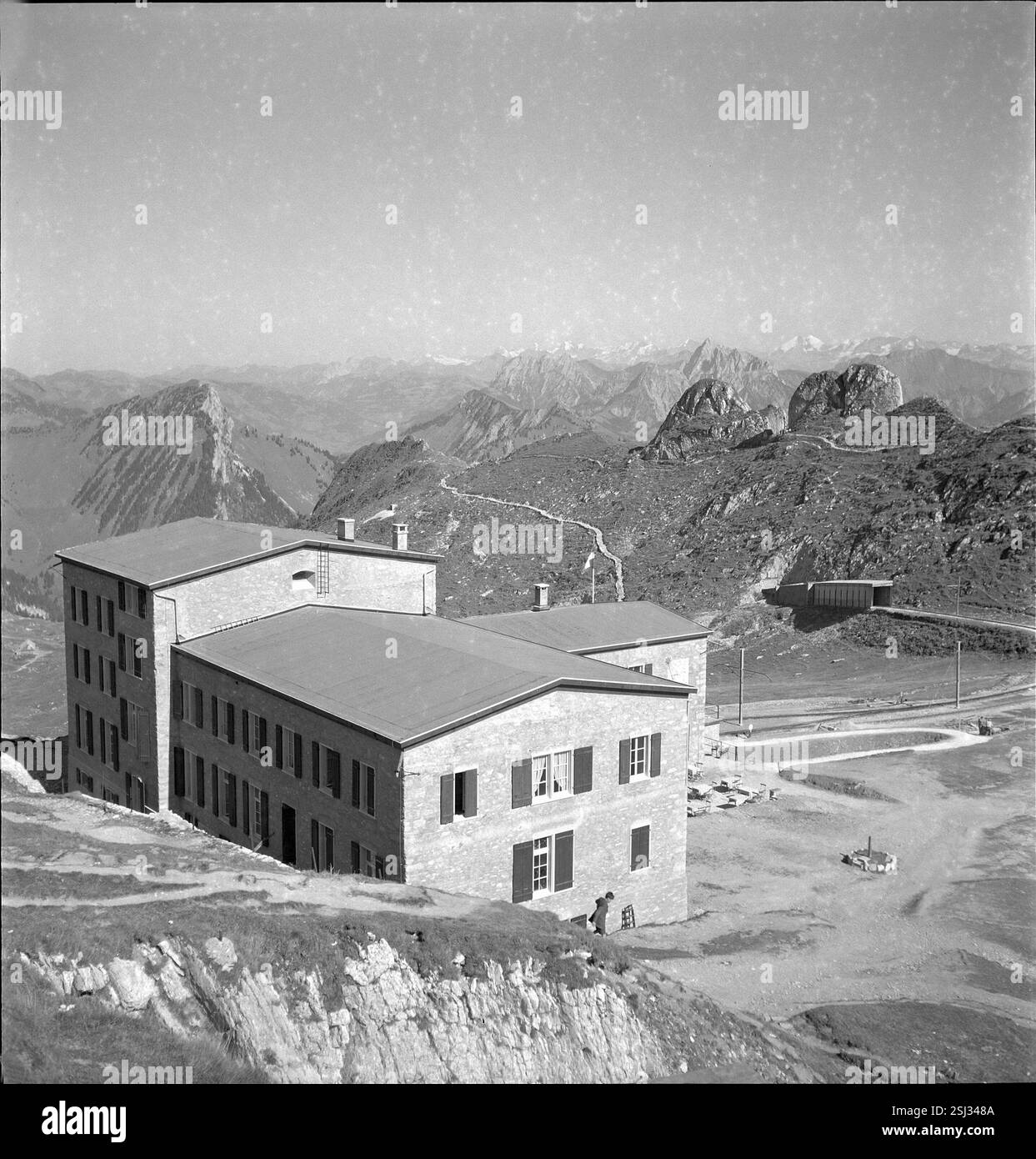 Les Rochers de Naye, 1945#Les Rochers de Naye, 1945 Stock Photo - Alamy