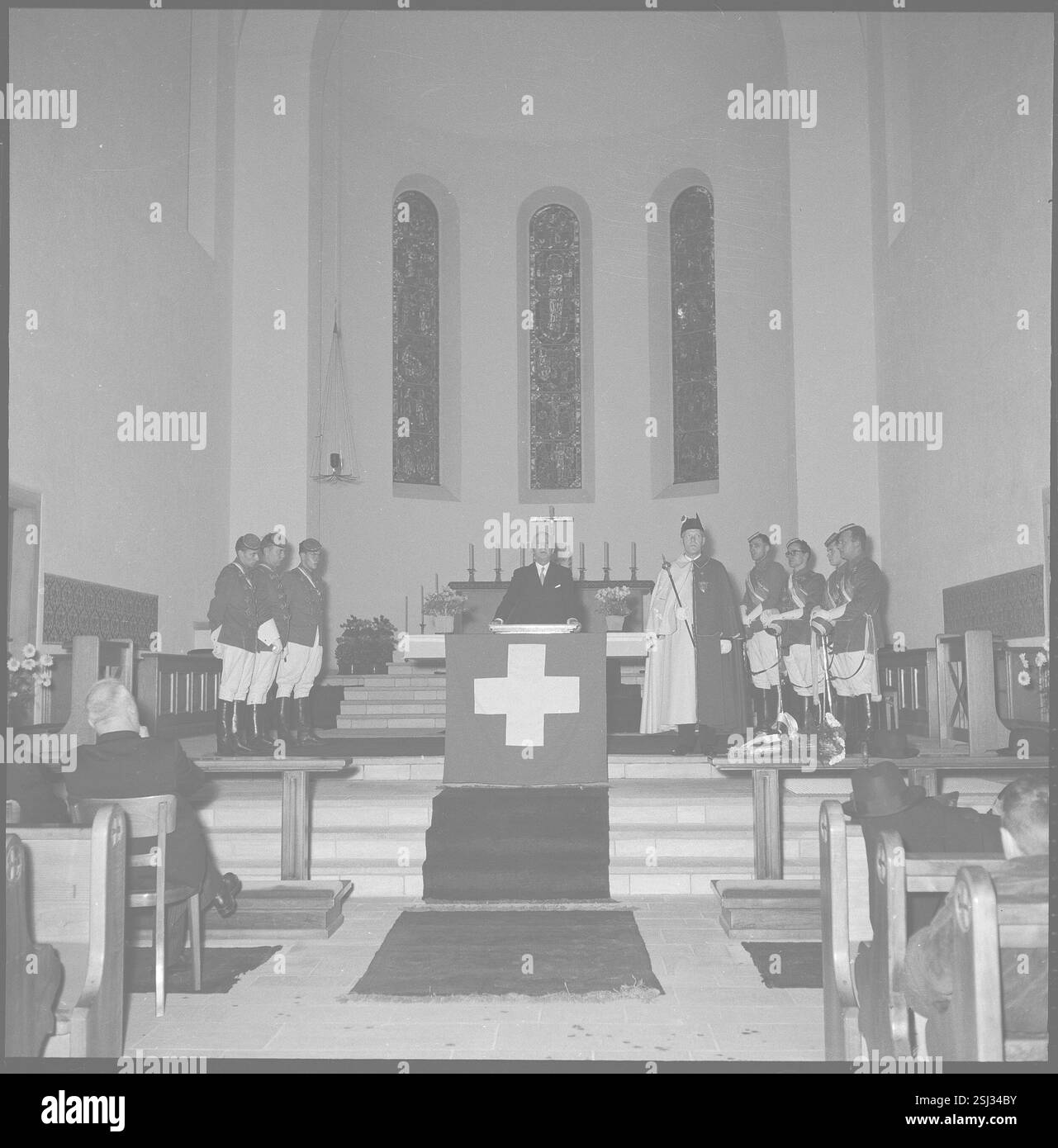 St. Gallen feiert Bundespräsident Thomas Holenstein; 1957#New elected ...