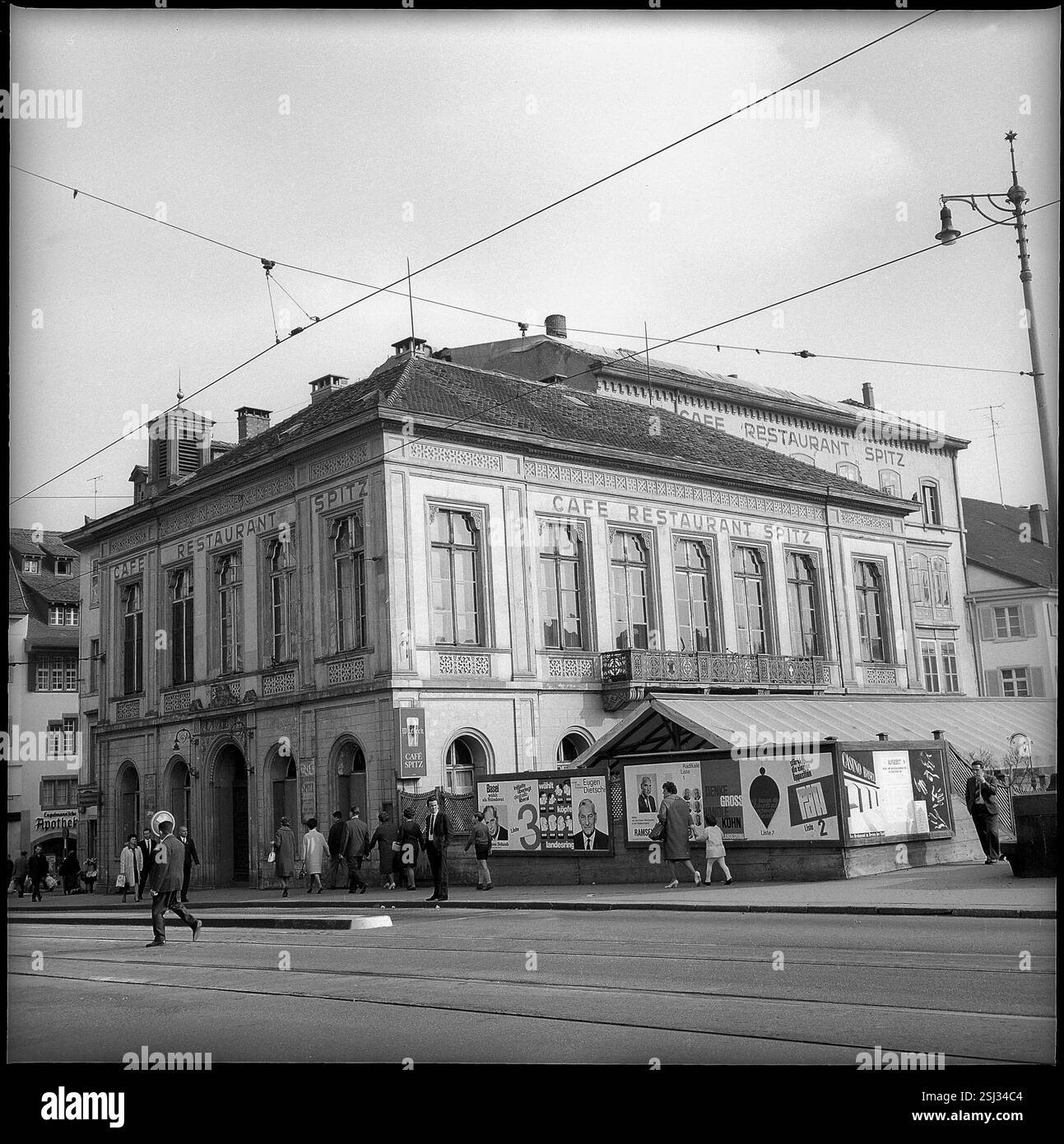 Café Spitz Basel, 1963#Café Spitz Basel, 1963 Stock Photo - Alamy