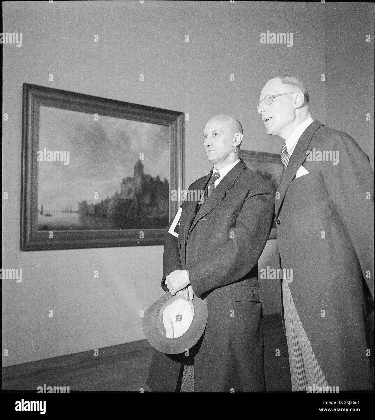 Philip Etter bei Rembrandt-Ausstellung in Schaffhausen 1949#Philip ...