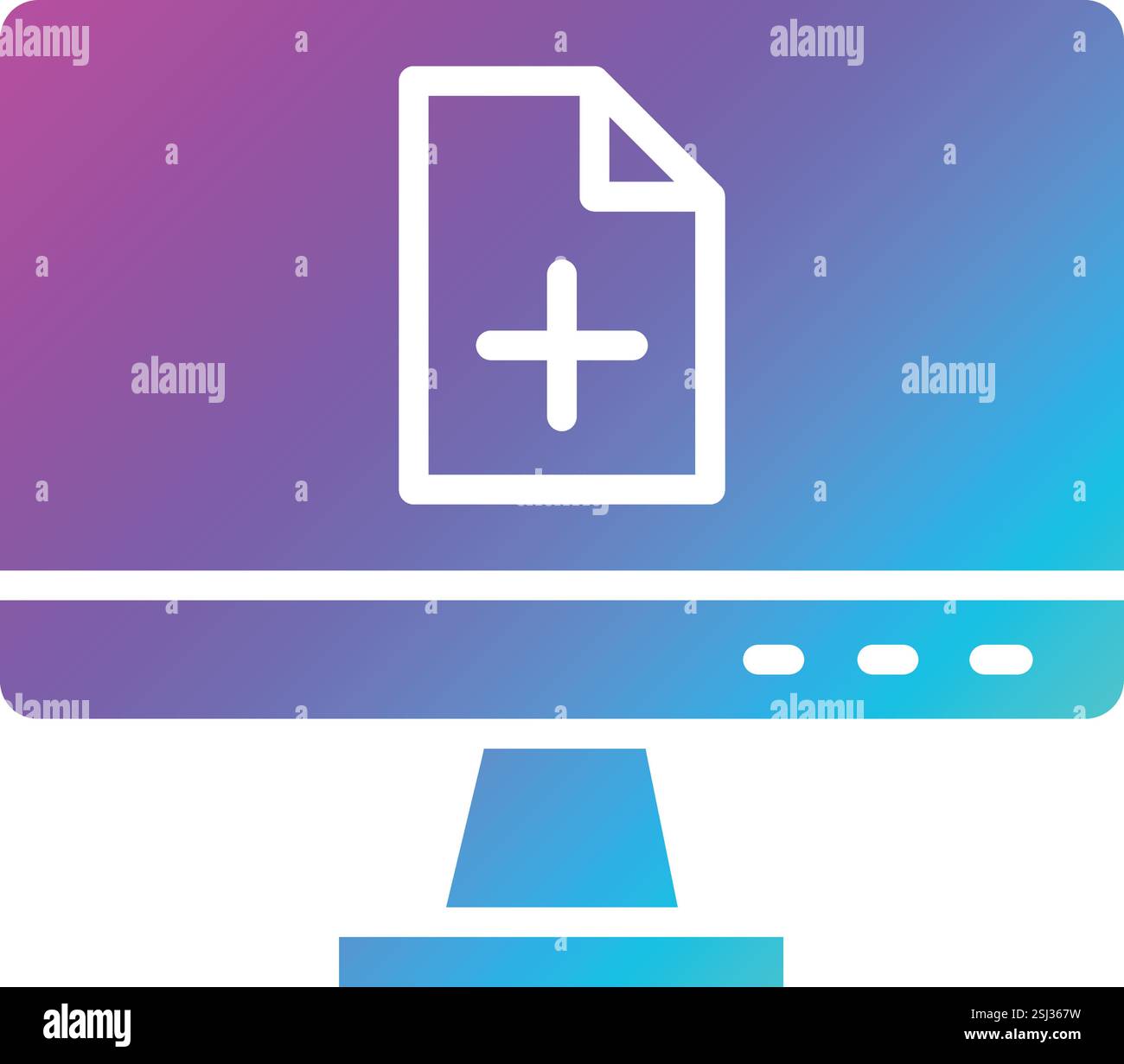 New file Vector Icon Design Illustration Stock Vector Image & Art - Alamy