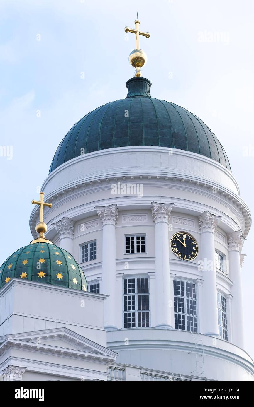 Clock Tower of the Helsinki Cathdral Stock Photo - Alamy
