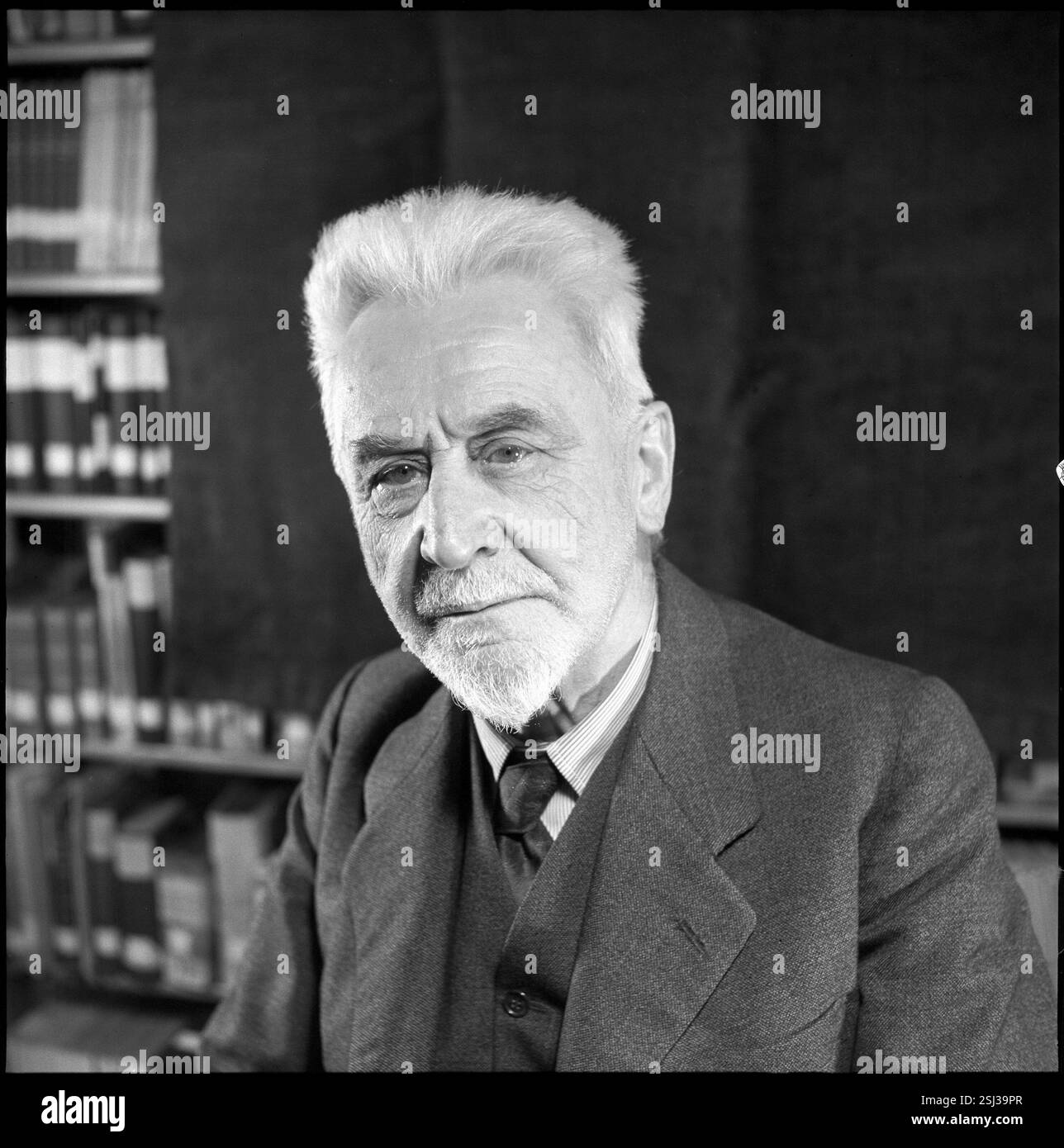 Prof. Dr. Otto Gröger, 1951#Prof. Dr. Otto Groeger, 1951 Stock Photo ...