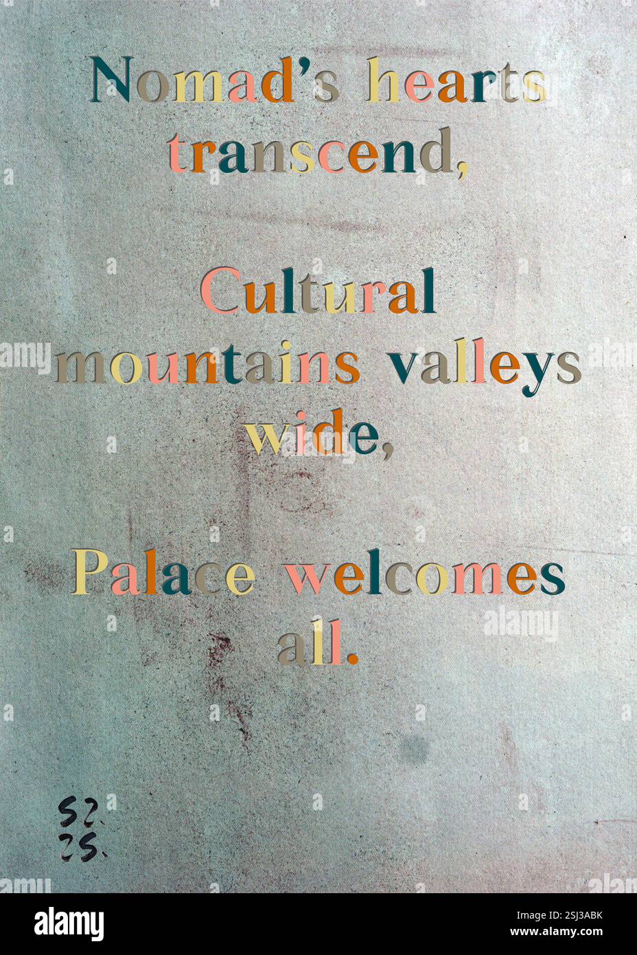Nomad's hearts transcend, Cultural mountains valleys wide, Palace ...