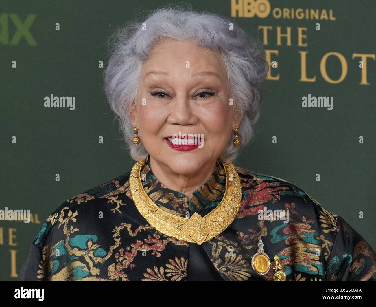 Los Angeles, USA. 10th Feb, 2025. Lek Patravadi arrives at the HBO ...