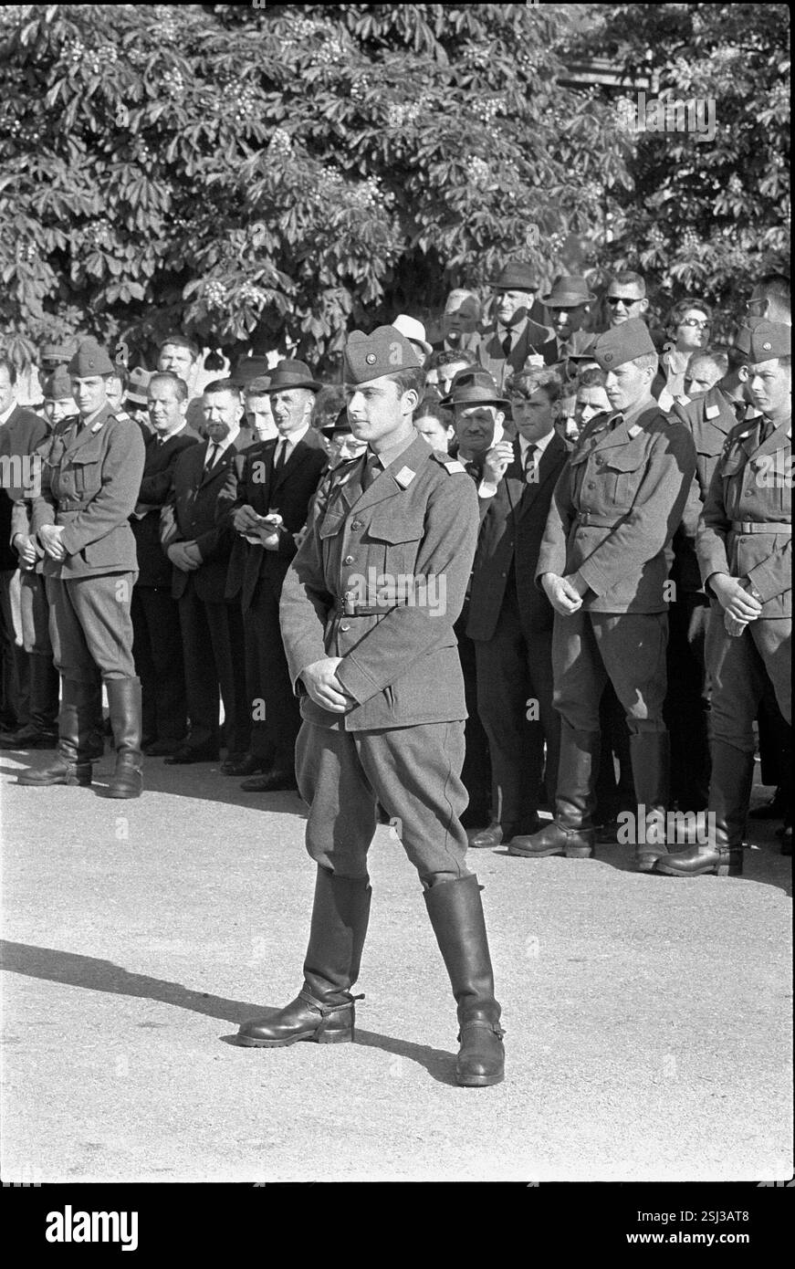 Fredy Knie jun. in der Kavallerie-Rekrutenschule, 1967#Fredy Knie Jr ...
