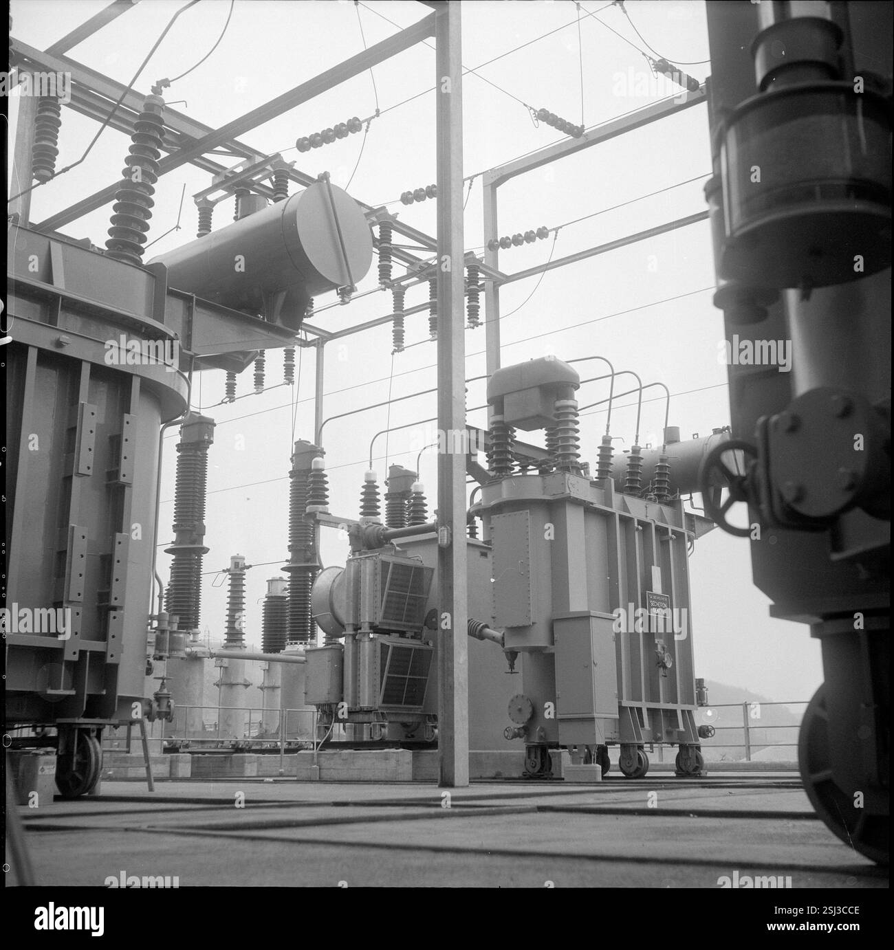Transformerstation, Kraftwerk Wildegg-Brugg 1952#Transformer station ...