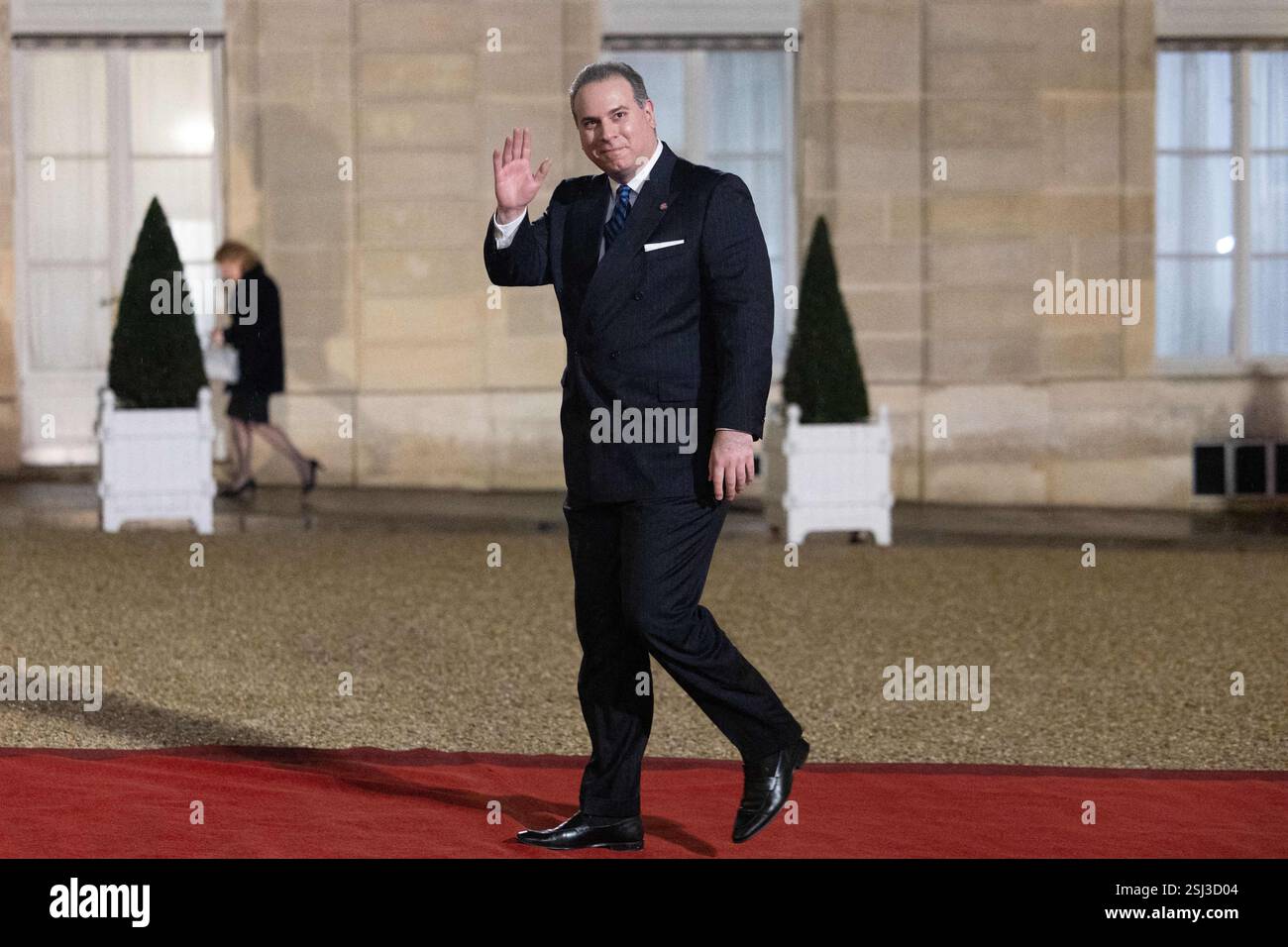Paris, France. 10th Feb, 2025. Montenegro's Foreign Minister Filip ...
