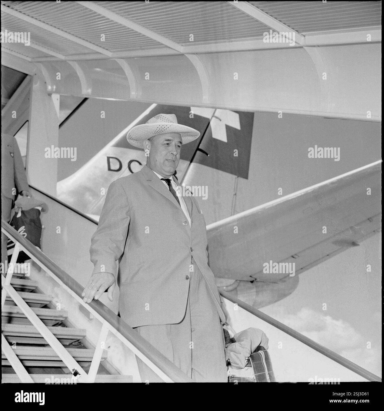 Fussball-WM 1962: Rückkehr der Schweizer Nationalmannschaft aus Chile ...