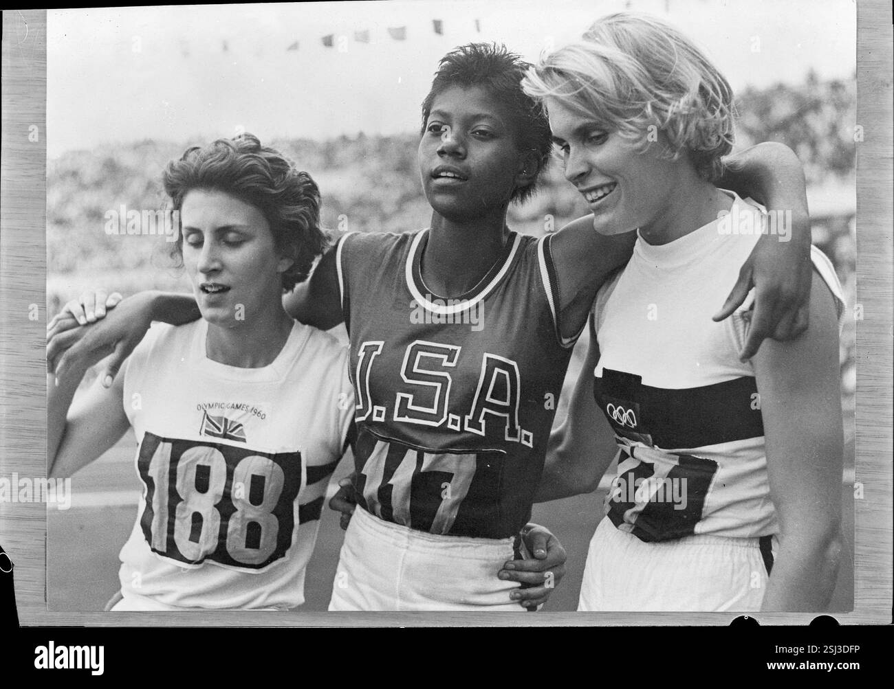 Rom 1960: 200m Damen; 3. Hyman, 1. Rudolph, 2. Heine#Rome 1960: 200m ...