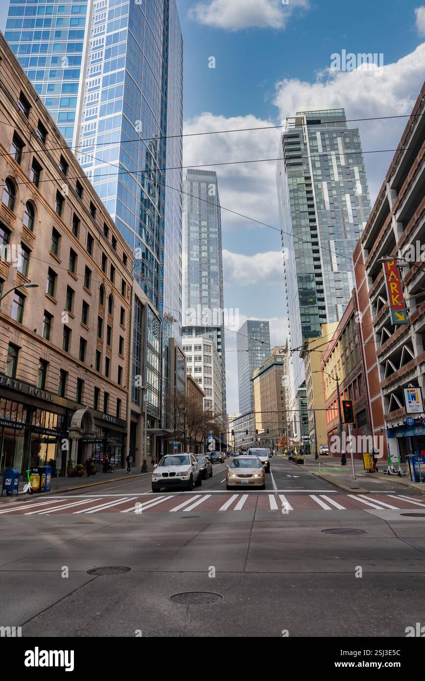 Crosswalks seattle hi-res stock photography and images - Alamy