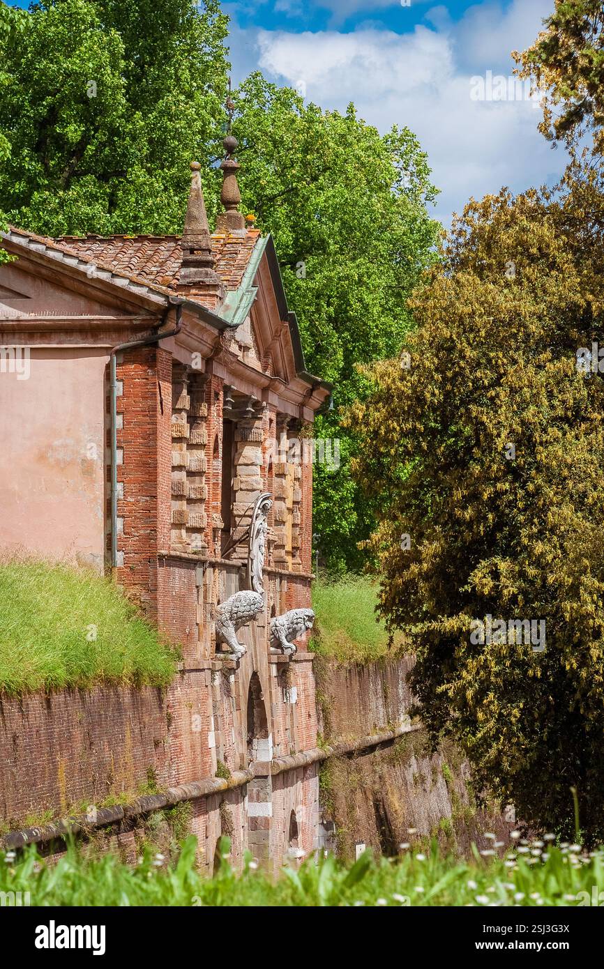 Renaissance Porta San Pietro (St Peter's Gate) erected in 1565, one of ...