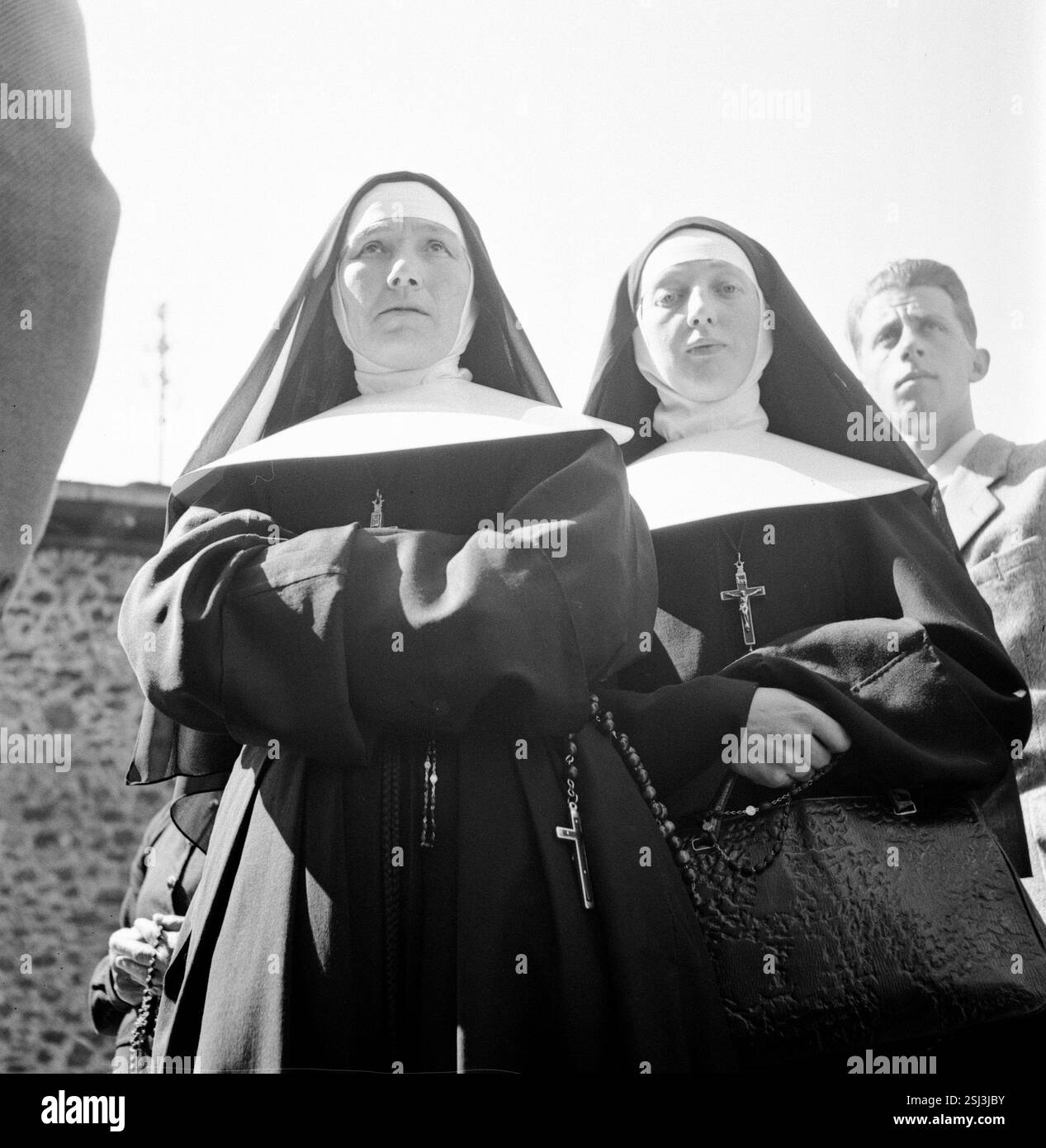 Nonnen im Wallis#Nuns in the Valais Stock Photo - Alamy
