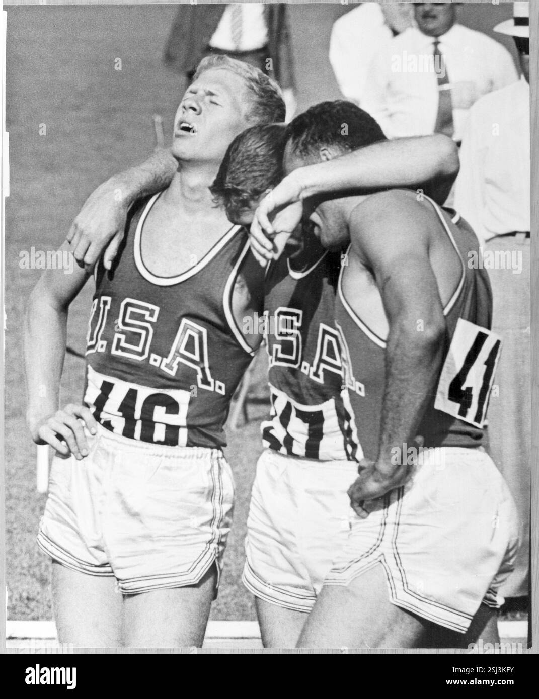 Rom 1960: Final 400m Hürden; 2. Cushman, 1. Davis, 3. Howard#Rome 1960 ...