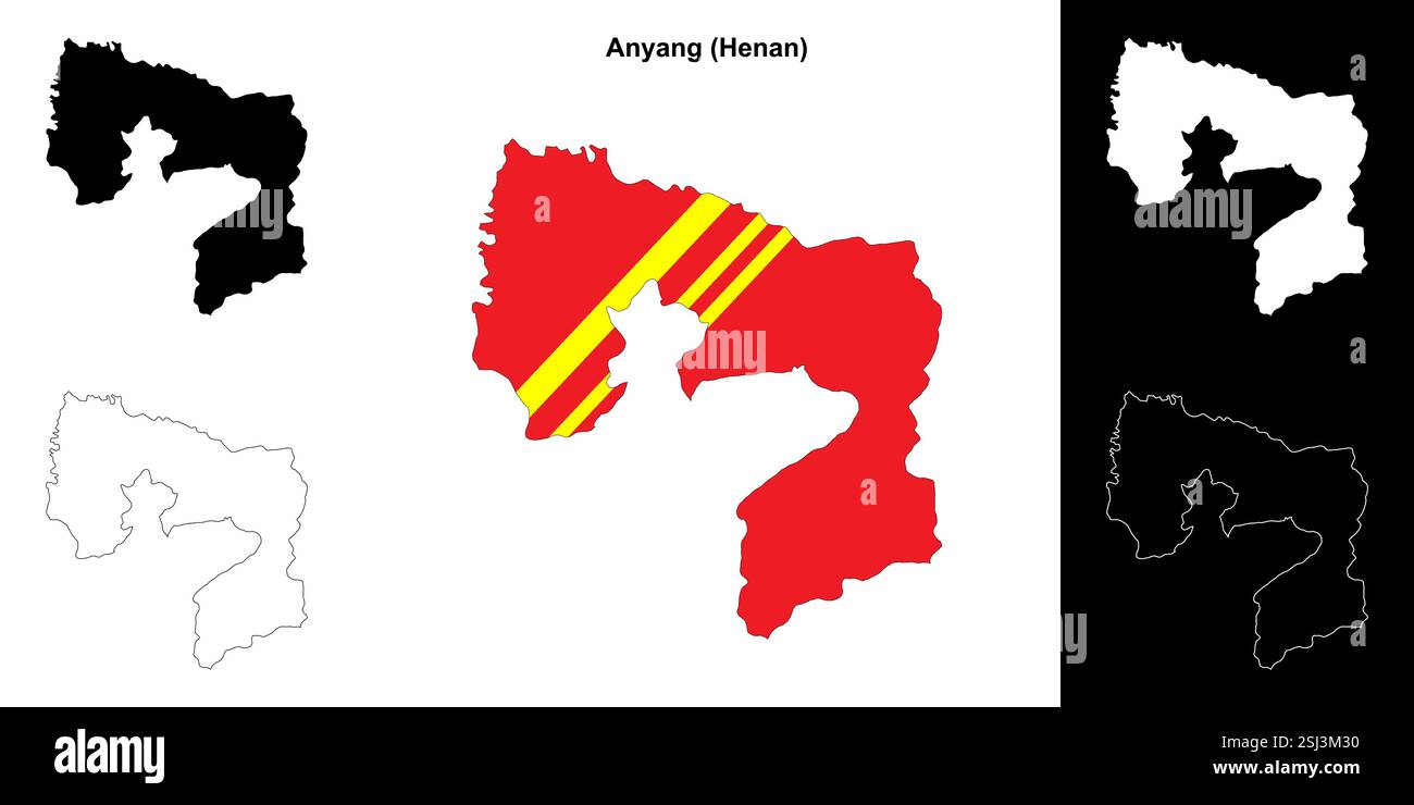 Blank anyang map hi-res stock photography and images - Alamy