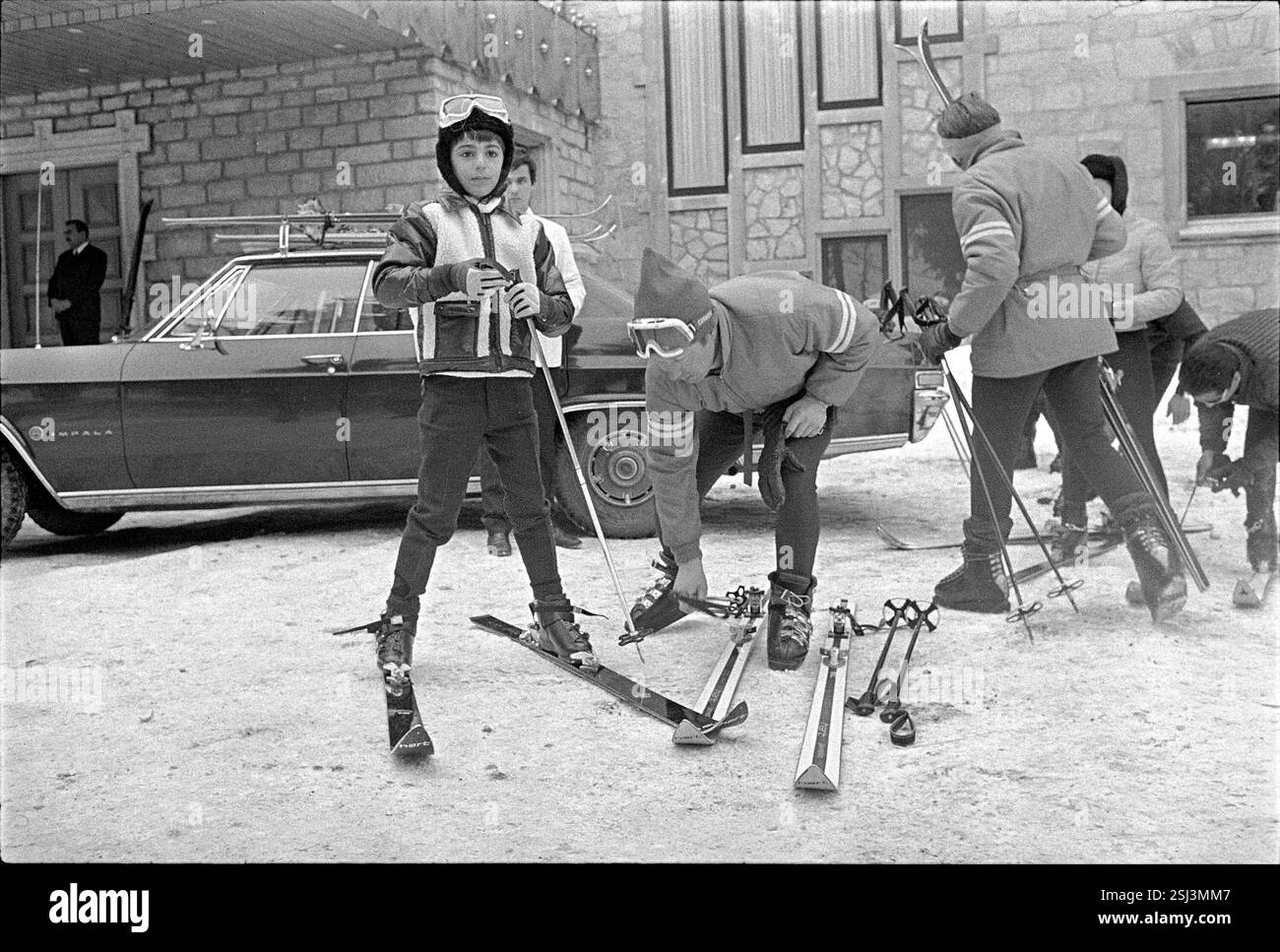 Reza Cyrus Pahlavi von Persien in St. Moritz, 1970#Reza Cyrus Pahlavi ...