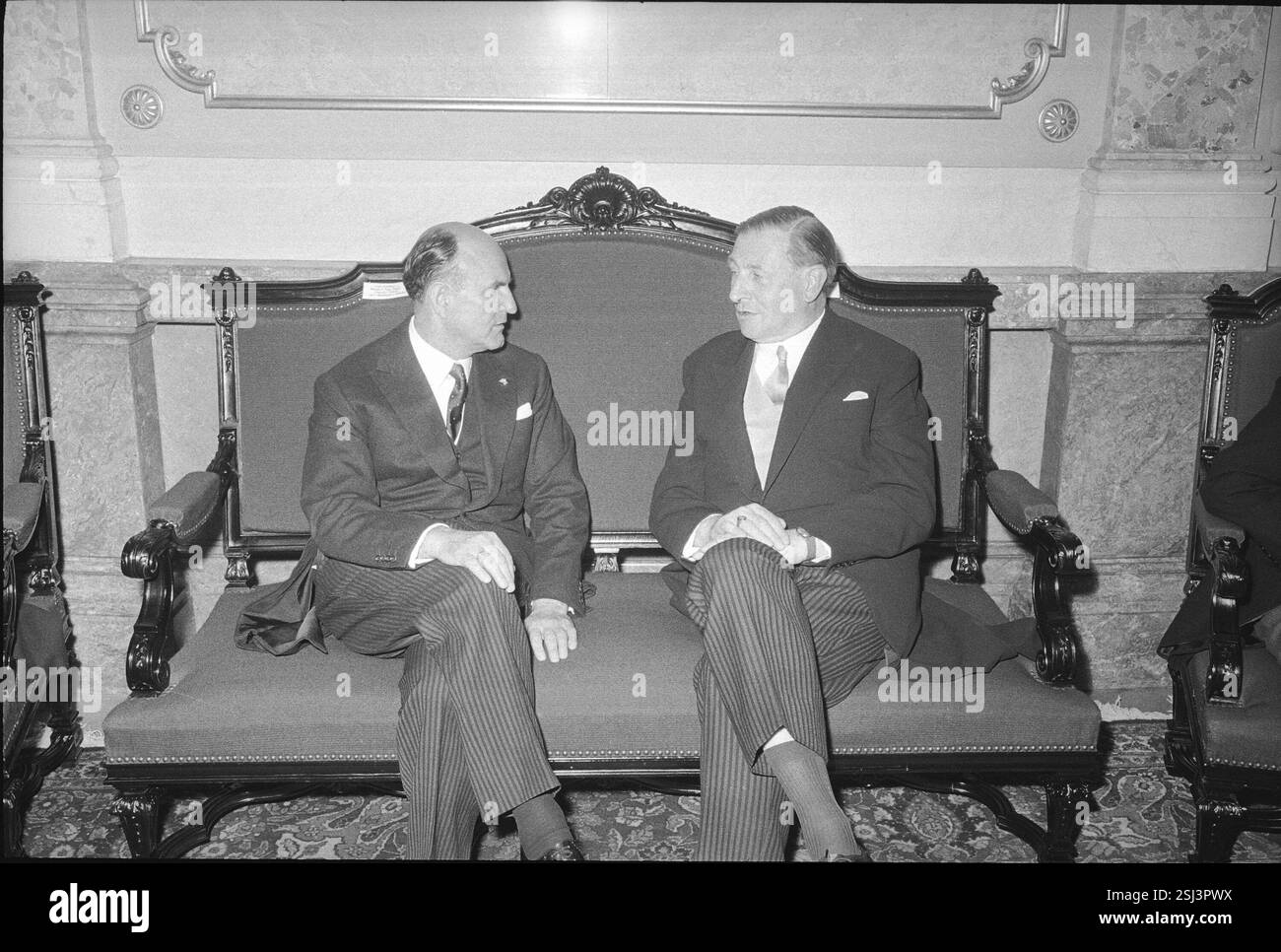 Österreichischer Staatsbesuch: Josef Klaus und Ludwig von Moos, 1966# ...