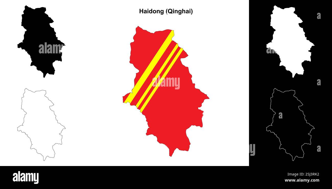 Qinghai outline Stock Vector Images - Alamy