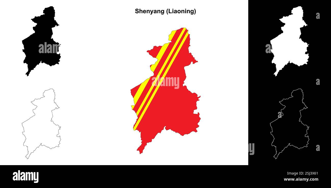 Shenyang map hi-res stock photography and images - Alamy