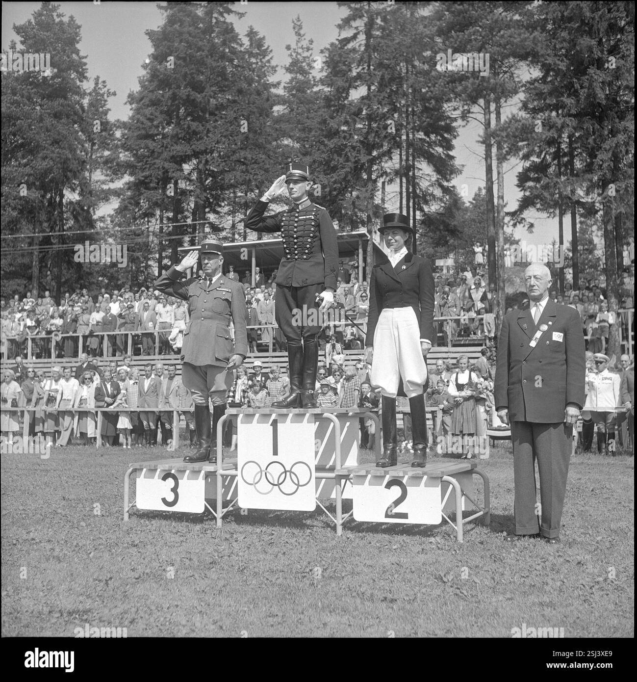 OS Helsinki 1952: 3. Jousseaume, 1. St. Cyr, 2. Hartel#Olympic Games ...