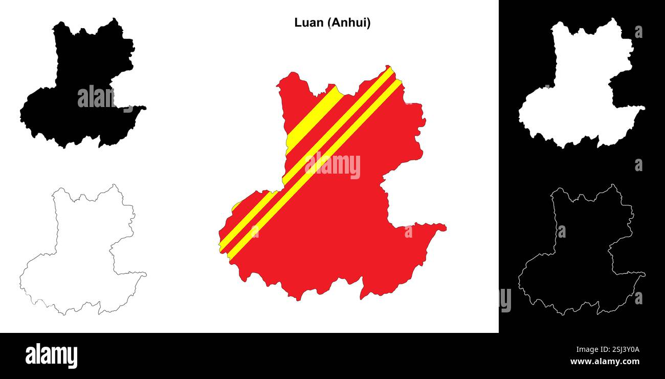 Map of luan hi-res stock photography and images - Alamy