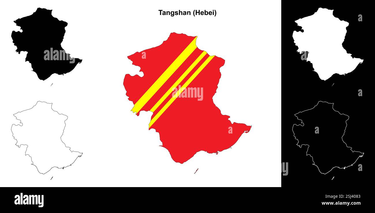Blank tangshan map hi-res stock photography and images - Alamy