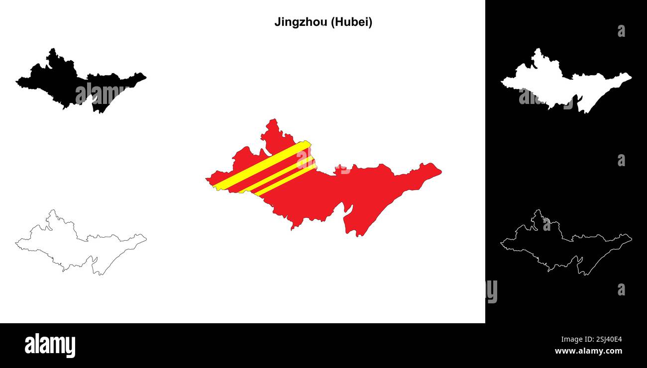 Hubei outline hi-res stock photography and images - Alamy