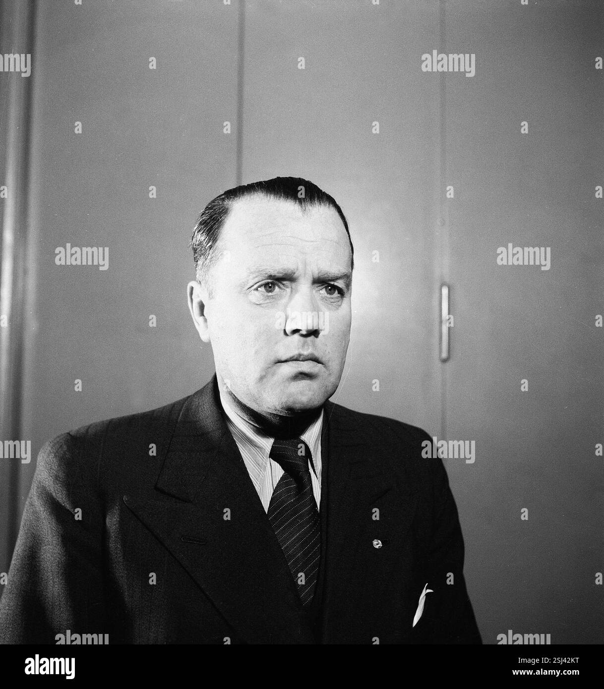 Carl Senn um 1945#Carl Senn around 1945 Stock Photo - Alamy