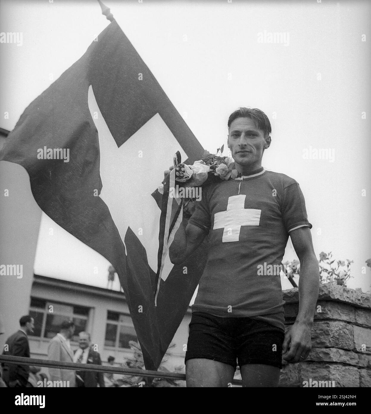 Schweizer Meister Ferdi Kübler in den Vierziger Jahren#Swiss champion ...