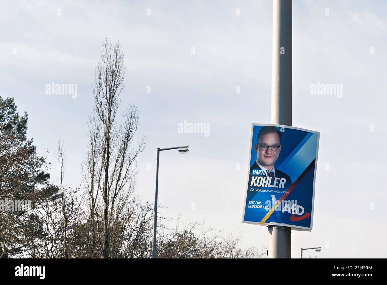 2025-02-11,Berlin,Wahlplakat Martin Kohler der AfD zur Wahl zum 21 ...