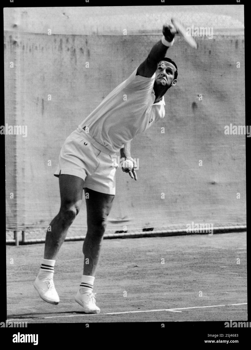 Roy Emerson, Gstaad 1967#Roy Emerson, Gstaad 1967 Stock Photo - Alamy
