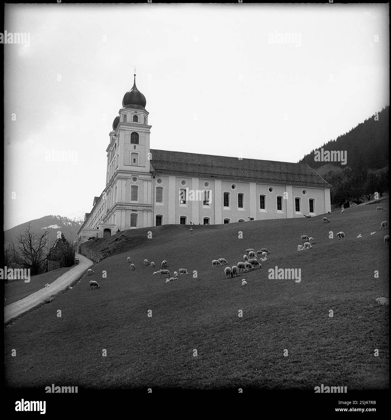 Kloster Disentis, 1965#Monastery Disentis, 1965 Stock Photo - Alamy
