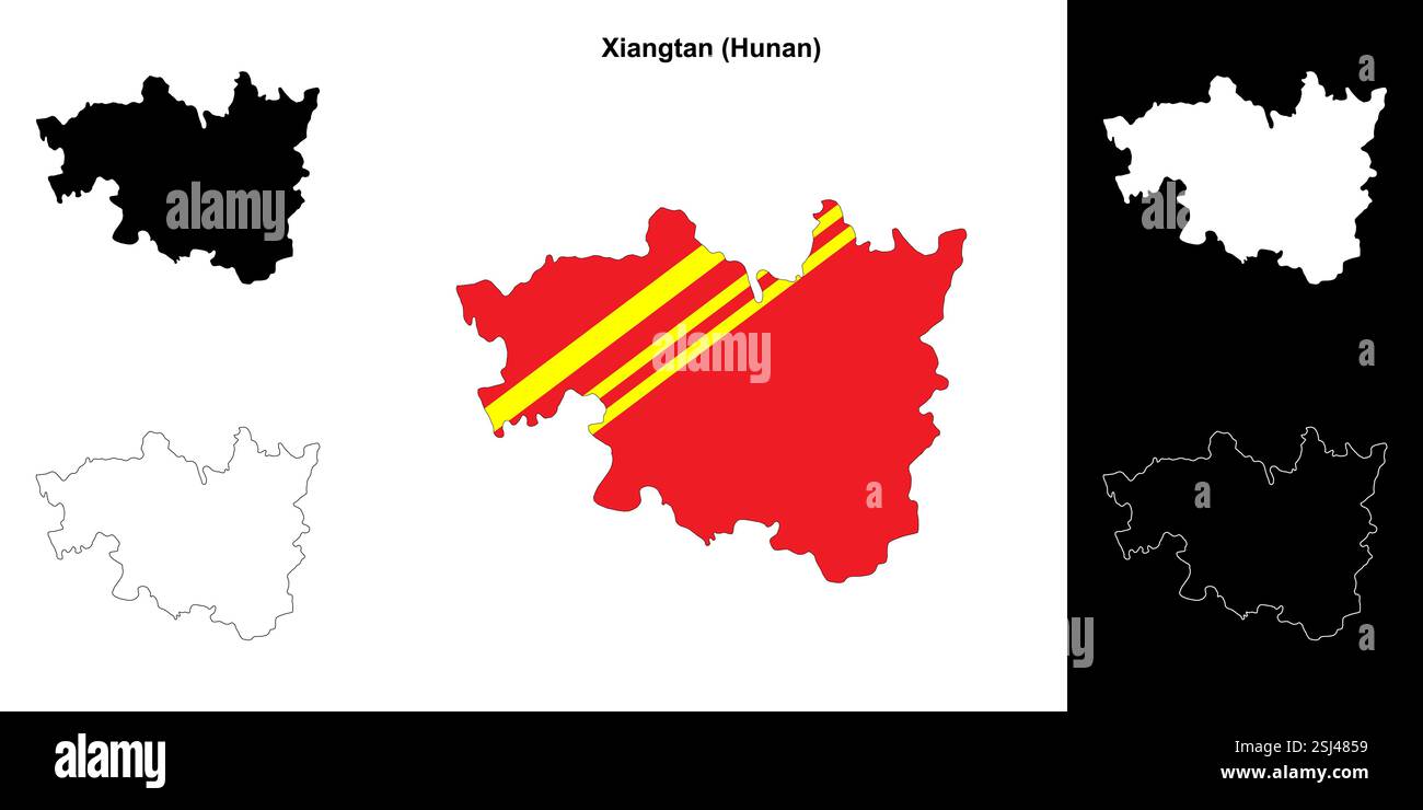 Xiangtan map hi-res stock photography and images - Alamy