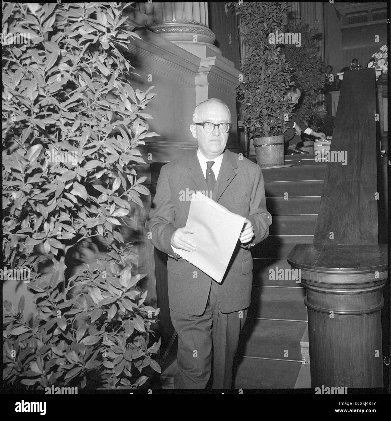 Walter Hallstein, 1961#Walter Hallstein, 1961 Stock Photo - Alamy