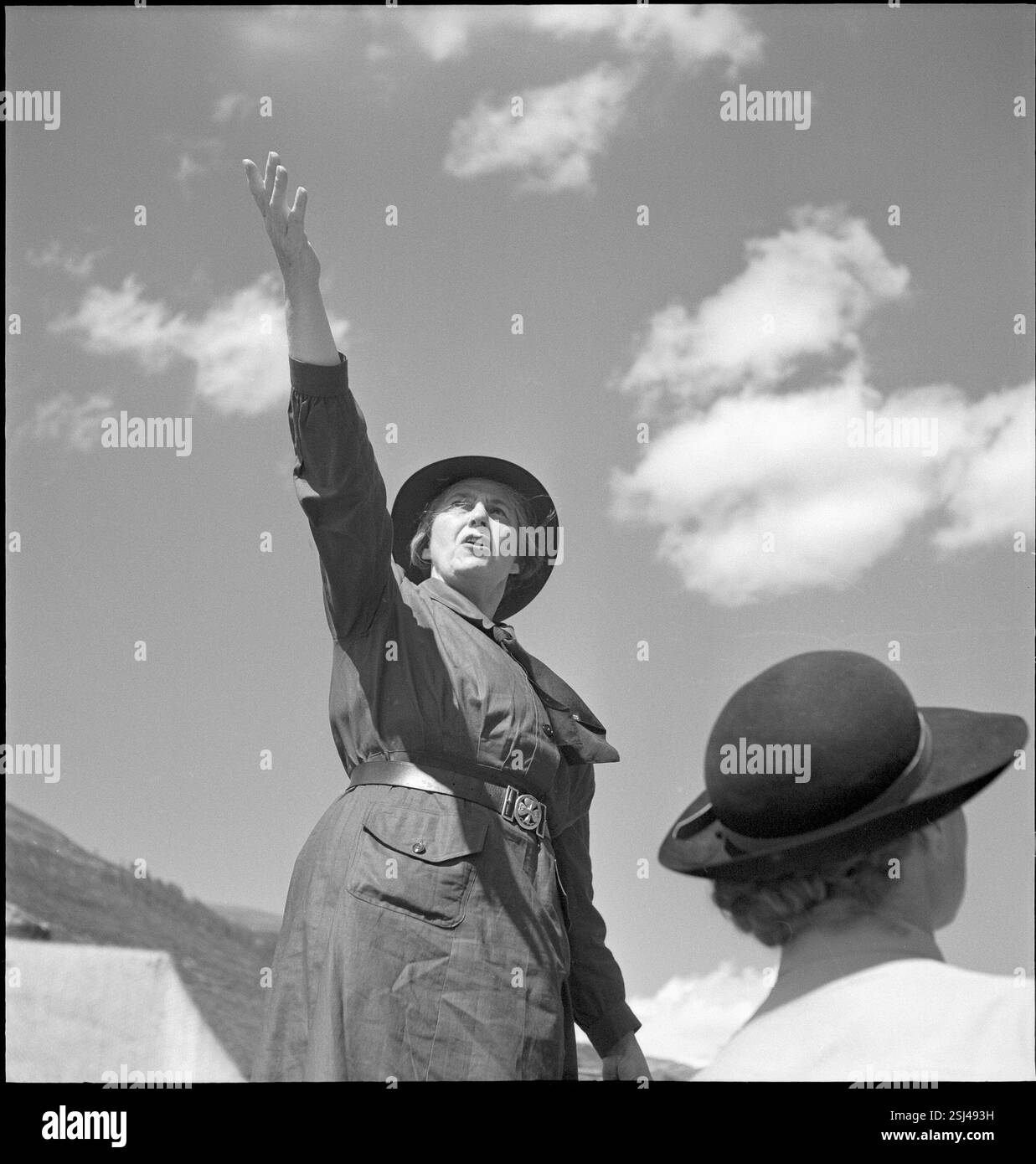 Lady Baden-Powell um 1945#Lady Baden-Powell around 1945 Stock Photo - Alamy